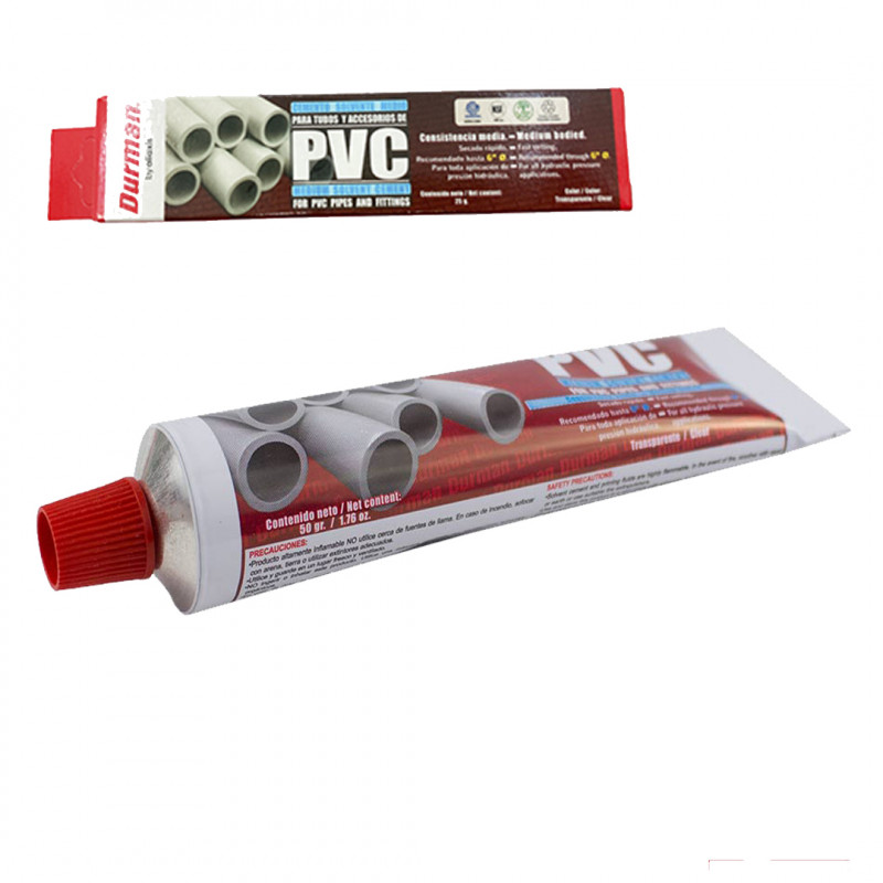 Pegamento para PVC | Pomo de 25g Durman