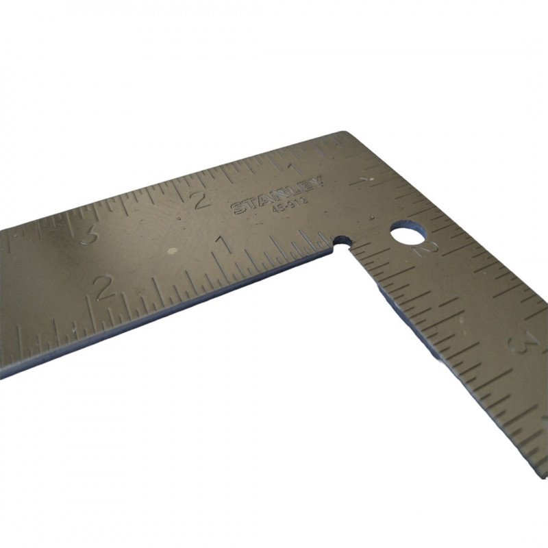 ESCUADRA DE ACERO, PARA CARPINTERO, MEDIDA EN PULGADAS, TAMAÑO 12 X 8 ...