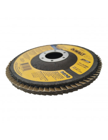 DISCO DE ZIRCONIO, 4-1/2 PULG X 7/8 PULG, GRANO 80, FLAP DISC. MARCA DEWALT