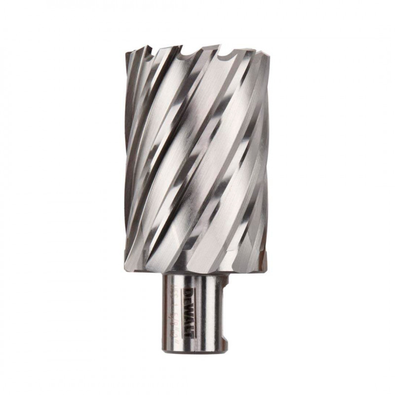 BROCA ANULAR HSS PARA METAL DE 1 5/8 X 2 PULGADAS VASTAGO 3/4. MARCA DEWALT