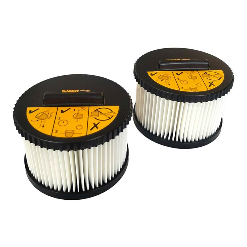 KIT DE 2 FILTROS HEPA PARA EXTRACTORES DE POLVO MODELO DWV010 DWV012 ...