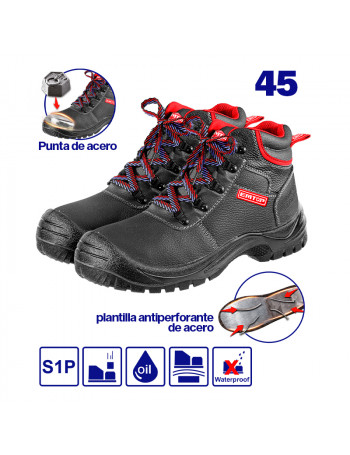 BOTAS DE SEGURIDAD PUNTA DE ACERO, ENTRESUELA ANTIESTATICO ...