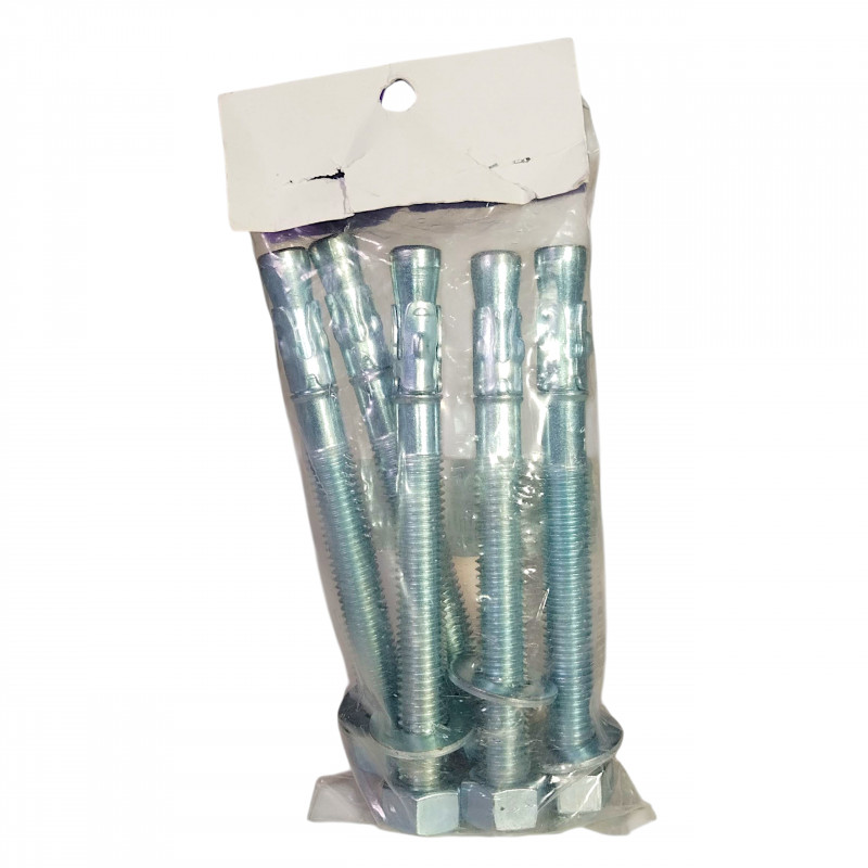 PAQUETE DE 5 ANCLAJES DE EXPANSION DE 1/2 X 5-1/2 PULG.