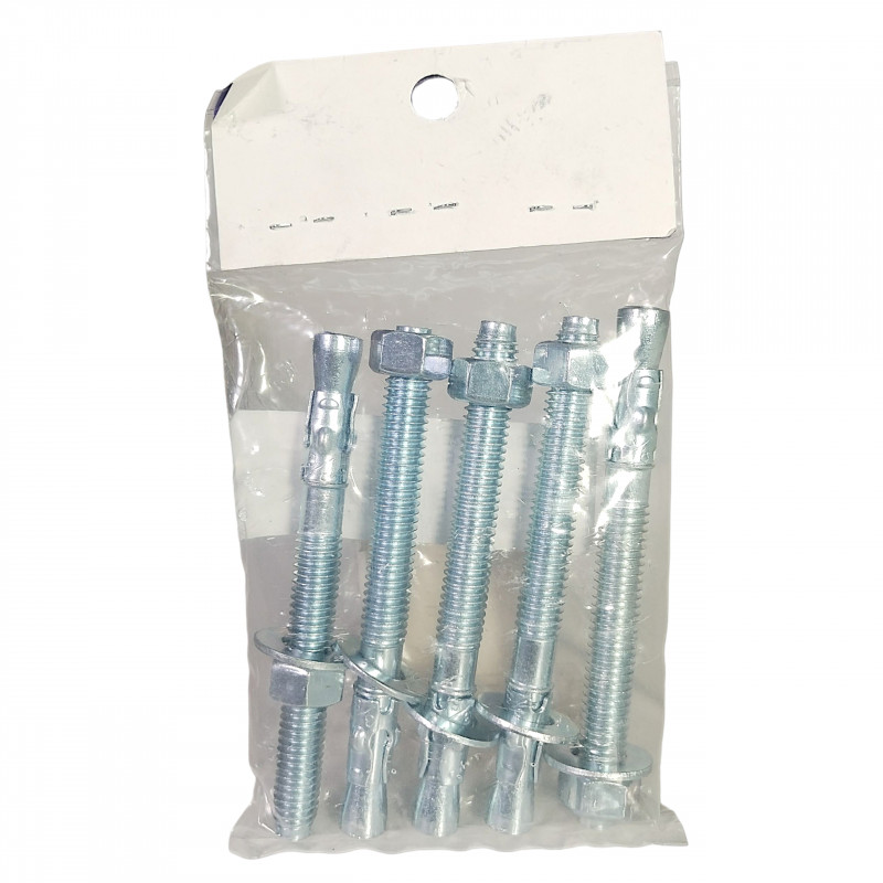 PAQUETE DE 5 ANCLAJES DE EXPANSION DE 3/8 X 4 PULG.
