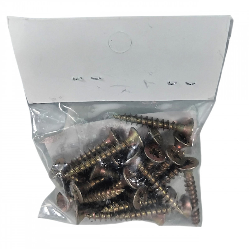 PAQUETE DE 25 TORNILLOS PARA MADERA SPAX, 6 X 40