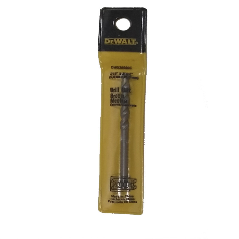 BROCA PARA CONCRETO, 3/16 PULG. MARCA DEWALT