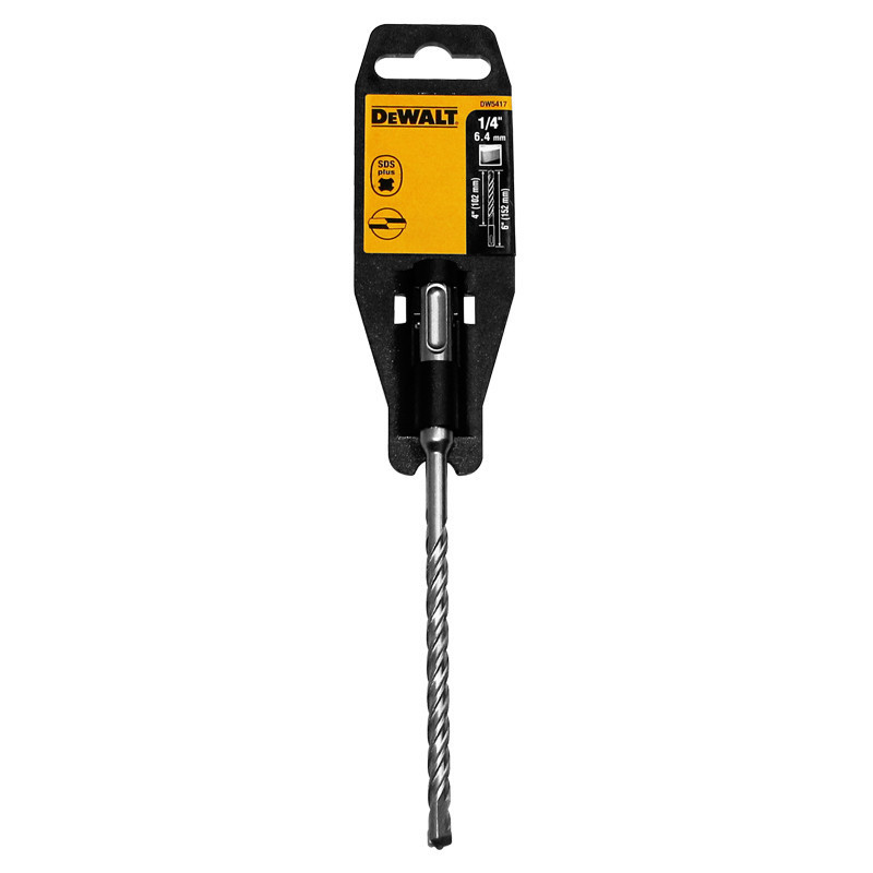 BROCA PARA ROTOMARTILLO SDS PLUS, 1/4 X 6 PULG. MARCA DEWALT