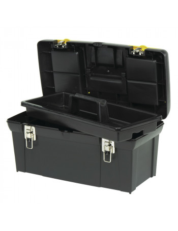 CAJA PLASTICA PARA HERRAMIENTAS, CON BANDEJA, LARGO 23-5/8 PULG, ANCHO ...
