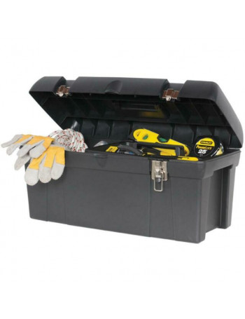 CAJA PLASTICA PARA HERRAMIENTAS, CON BANDEJA, LARGO 23-5/8 PULG, ANCHO ...