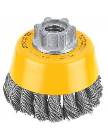 CEPILLO DE COPA 4 PULG, ACERO TRENZADO, EJE 5/8 PULG-11, 9,000 RPM ...