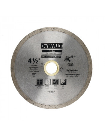 DISCO DIAMANTADO, 4-1/2 PULG, BORDE CONTINUO, CERAMICA, PORCELANA ...